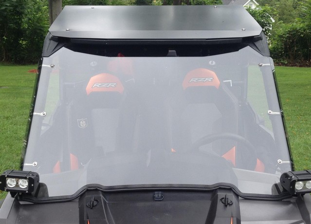 POLARIS RZR XP 1000 3/16" SMOKE TINTED FULL WINDSHIELD